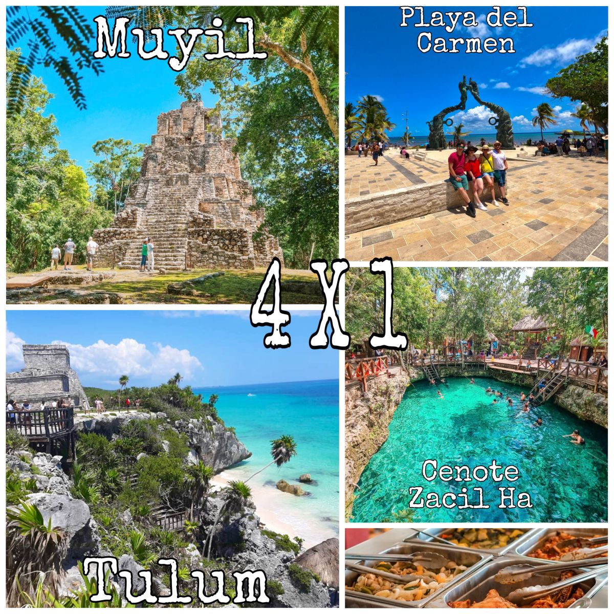 Trip Travel Caribe - Tours - TULUM 4 X 1 Deluxe